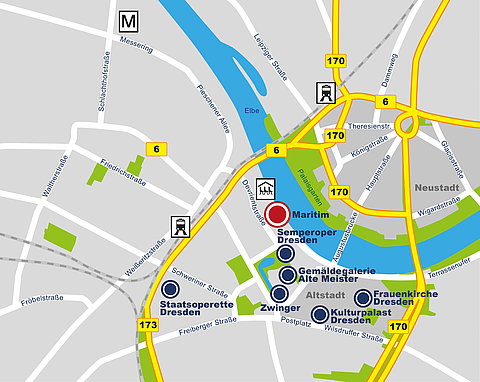 Directions | Maritim Hotel Dresden | Maritim Hotels